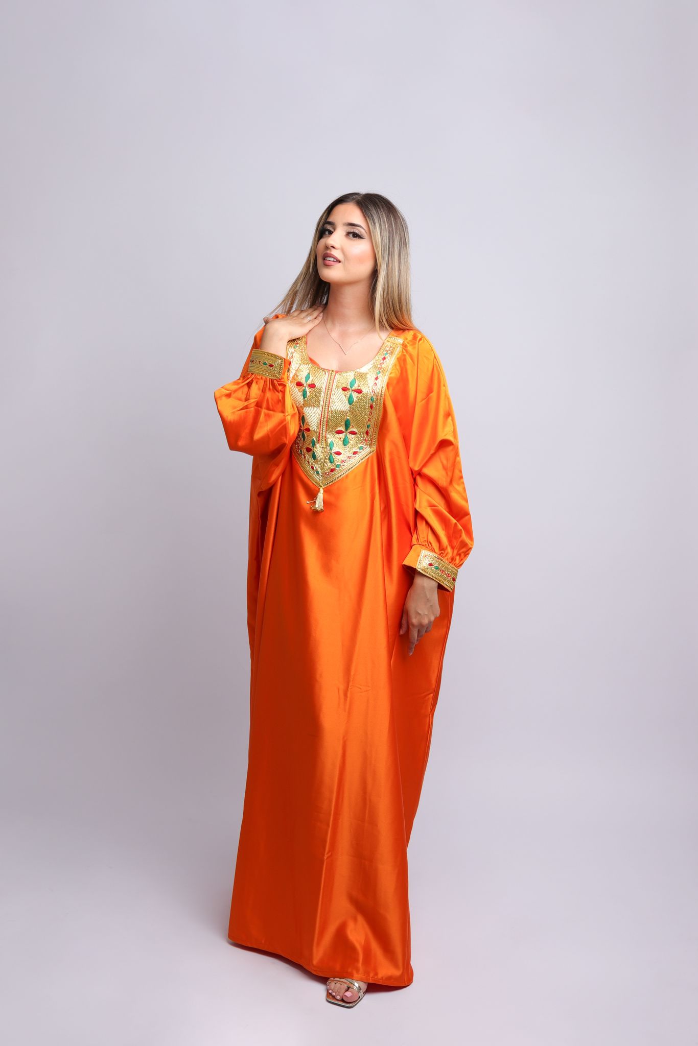 Siwar orange - Tunisian Dress